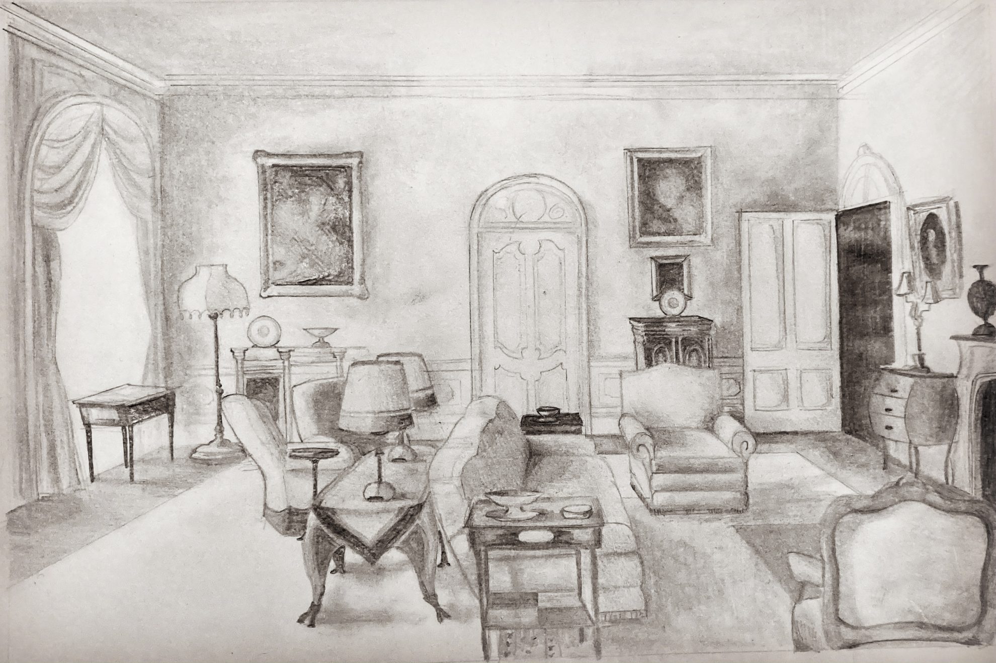 Downton Abbey Drawing Room – Arya Karki